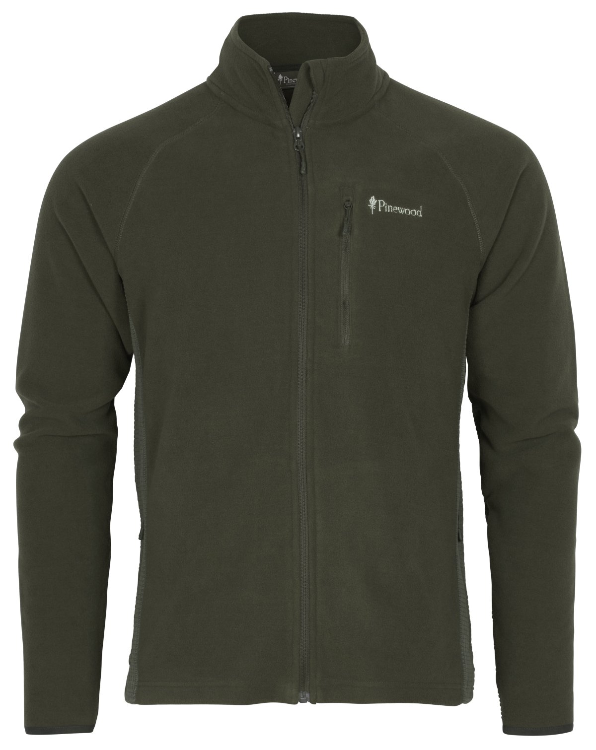 Pinewood Air Vent Fleece Moss Green - Herretøj - Outdoor By Nature