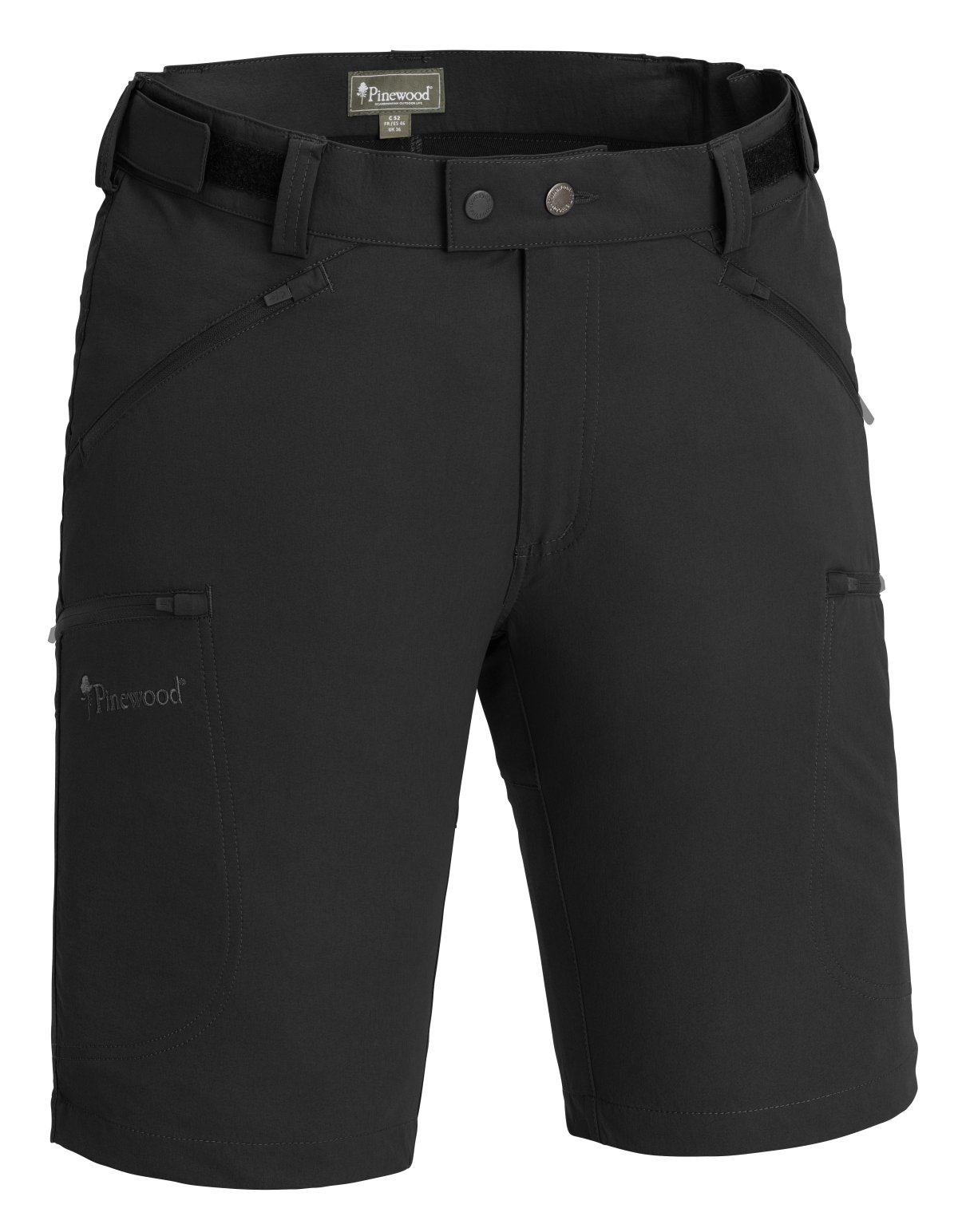 Pinewood Abisko Shorts Black Herre - Herretøj - Outdoor By Nature